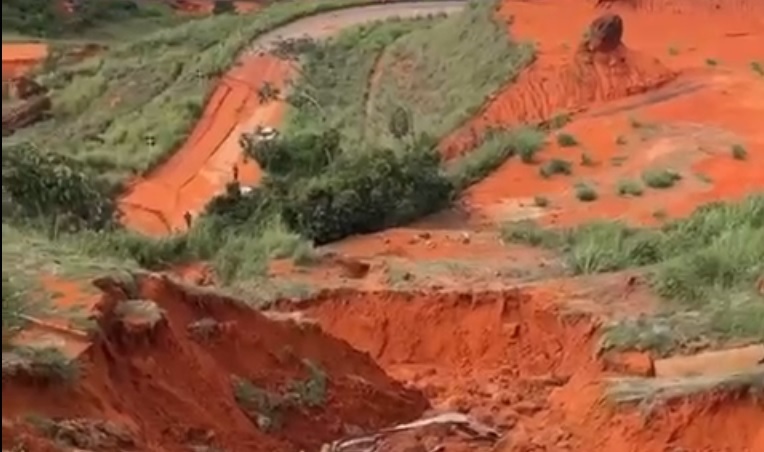 Serra de Deciolândia: Talude rompe e deixa em risco trecho na MT-480 ...